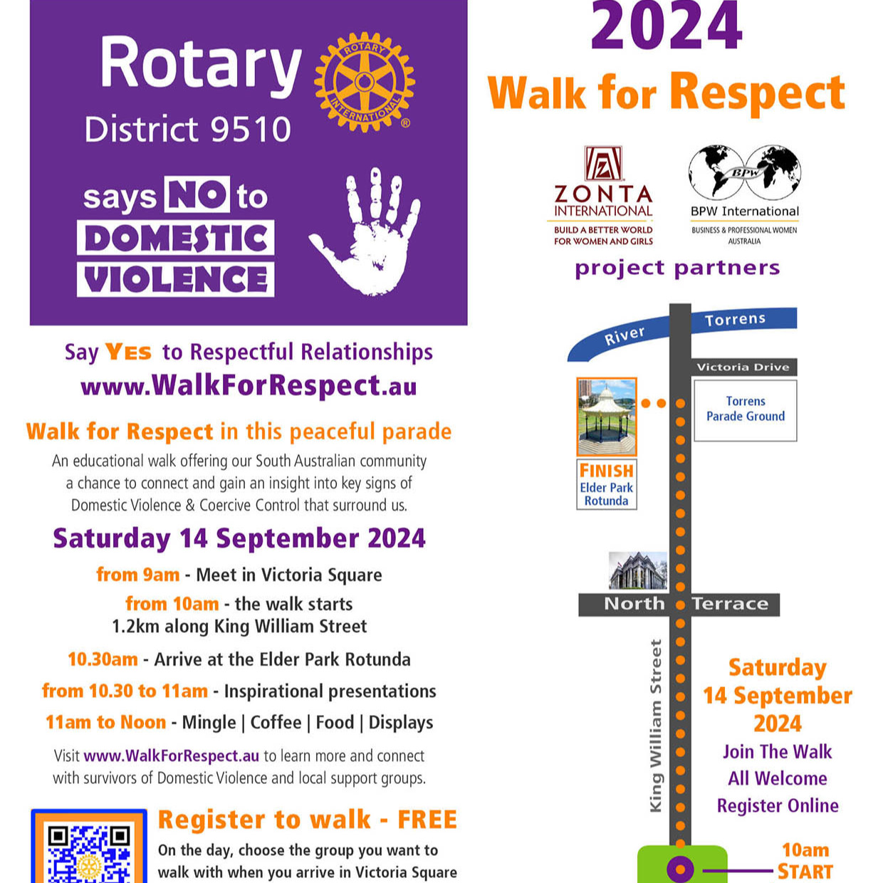 Rotary says No to Domestic Violence